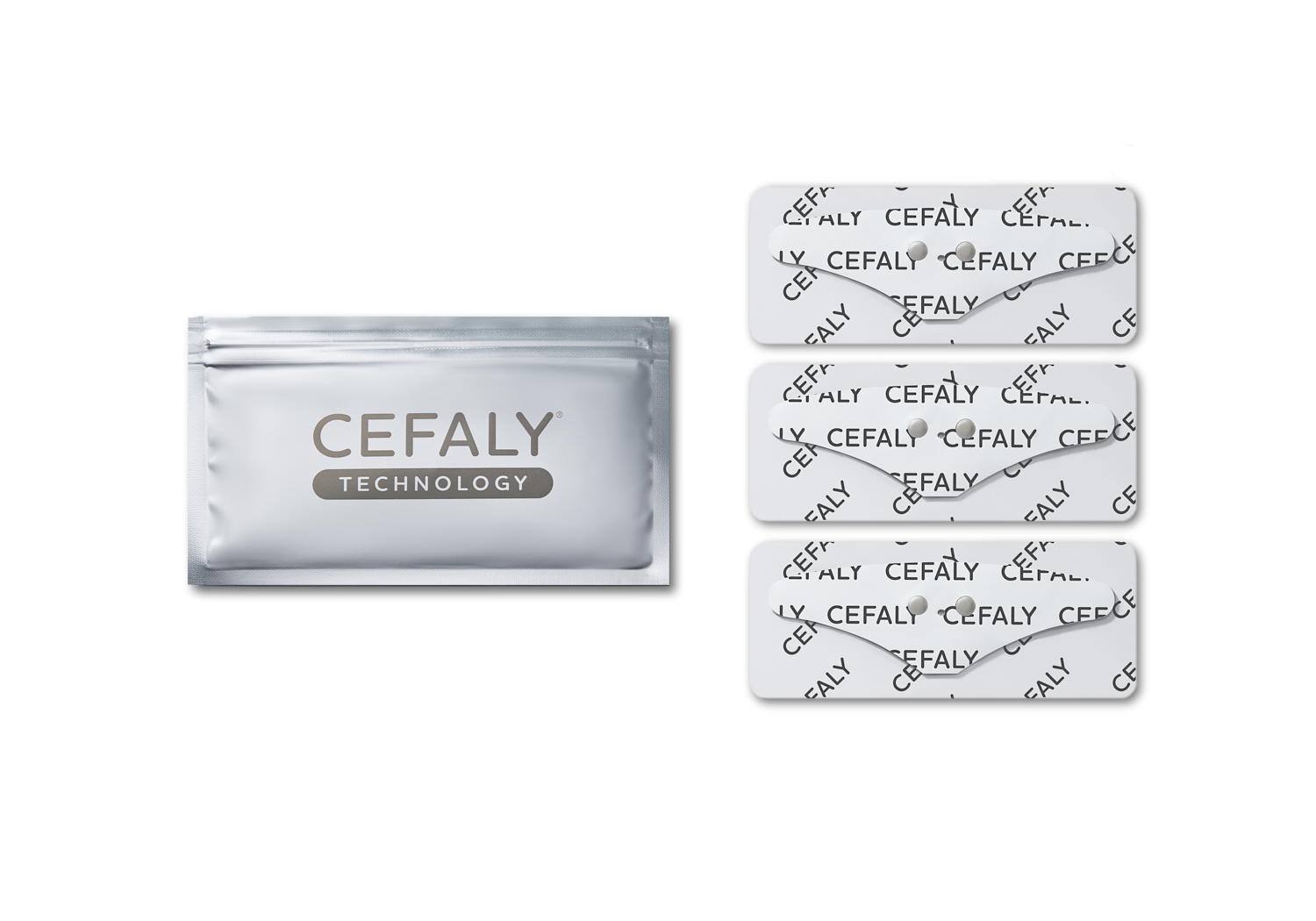 3 multi-use Electrodes for CEFALY® e-TNS | 11301